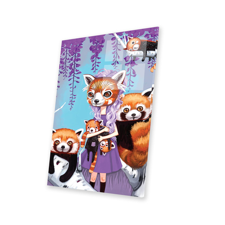 Redwood Rover Red Pandas On Plastic/Acrylic by Melanie Schultz Painting | Wayfair